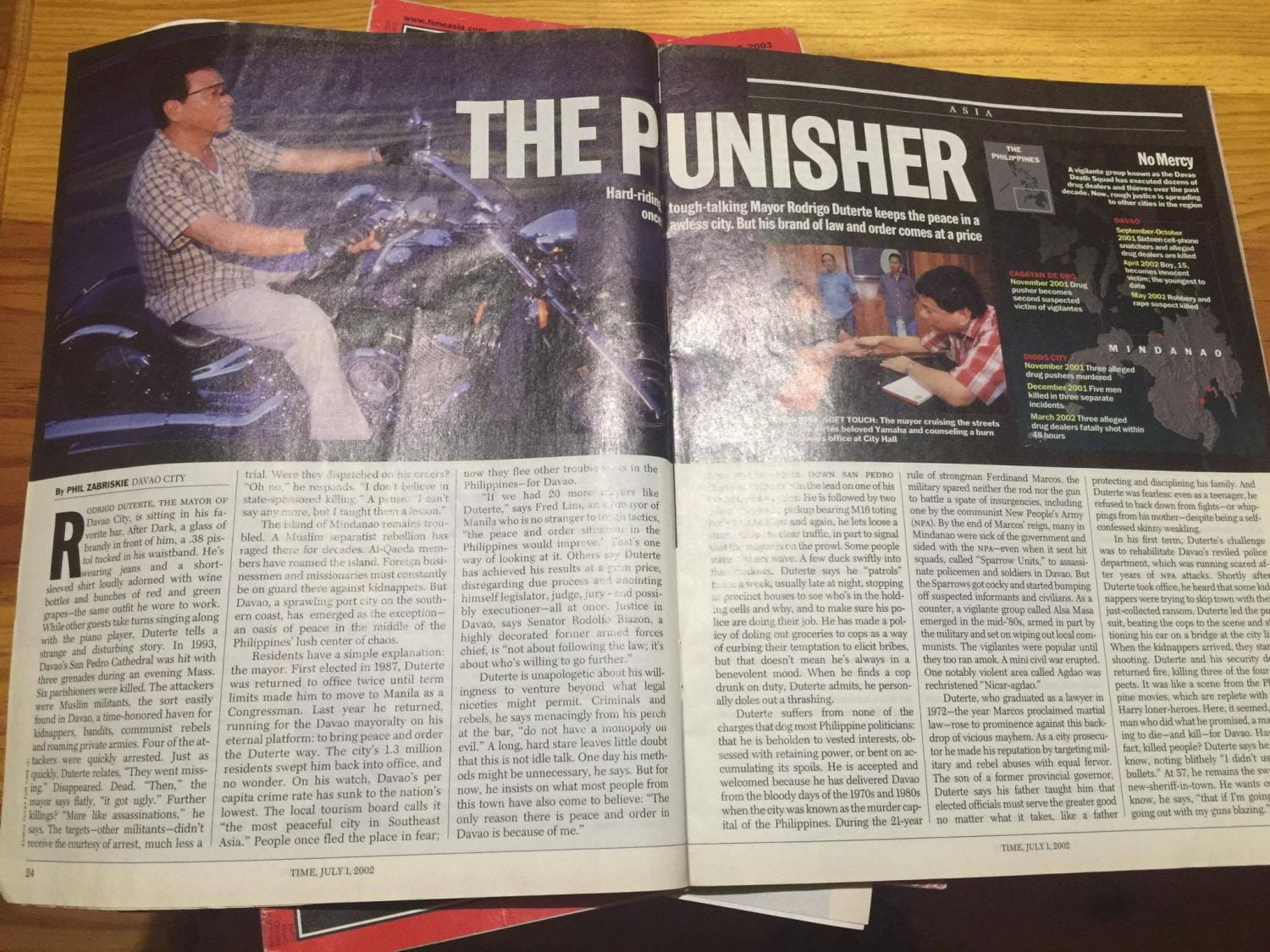 TIME magazine features "The Punisher" yet again - Tinig Pinoy Radio